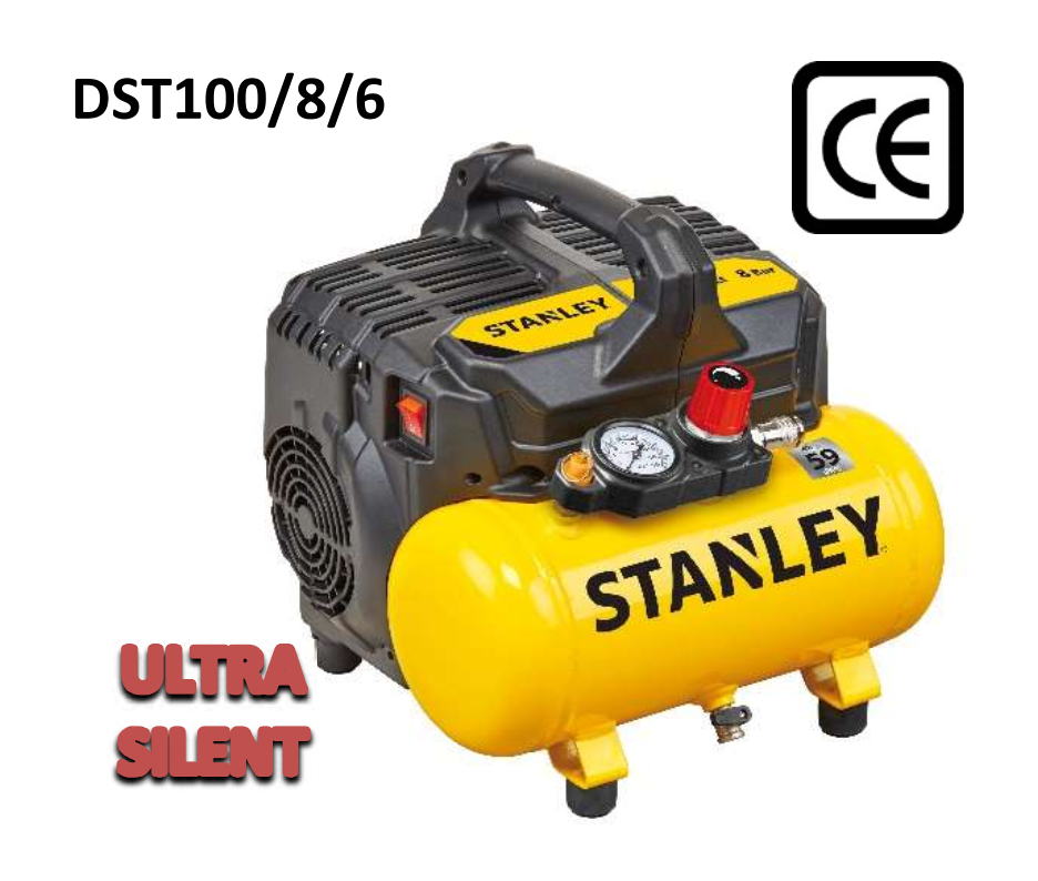 Máy nén khí STANLEY Model DST100/8/6 - THIẾT BỊ CN